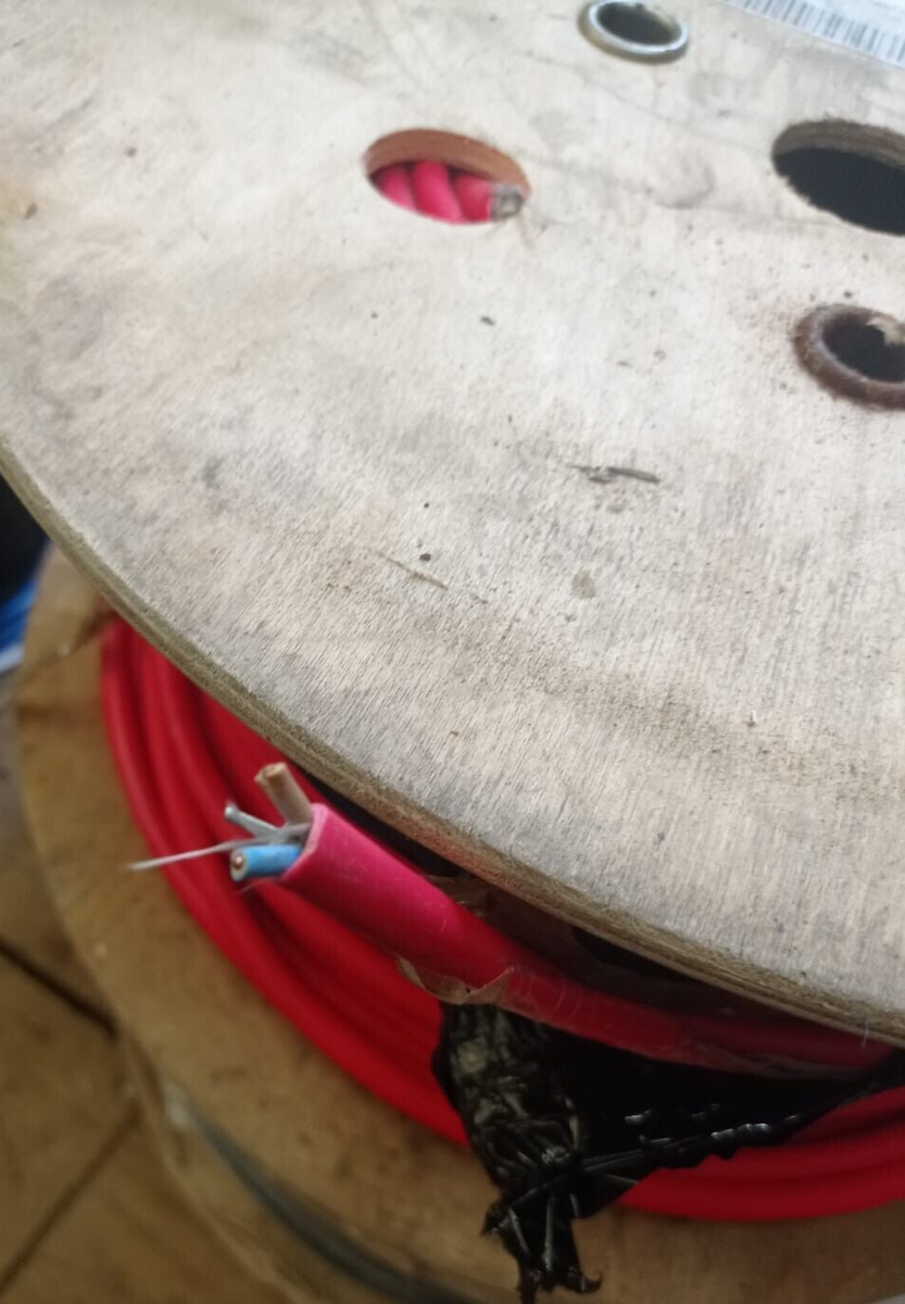 100M Datwyler Standard 1.5mm 2 core & Earth Fire Rated Cable 300-500V ...