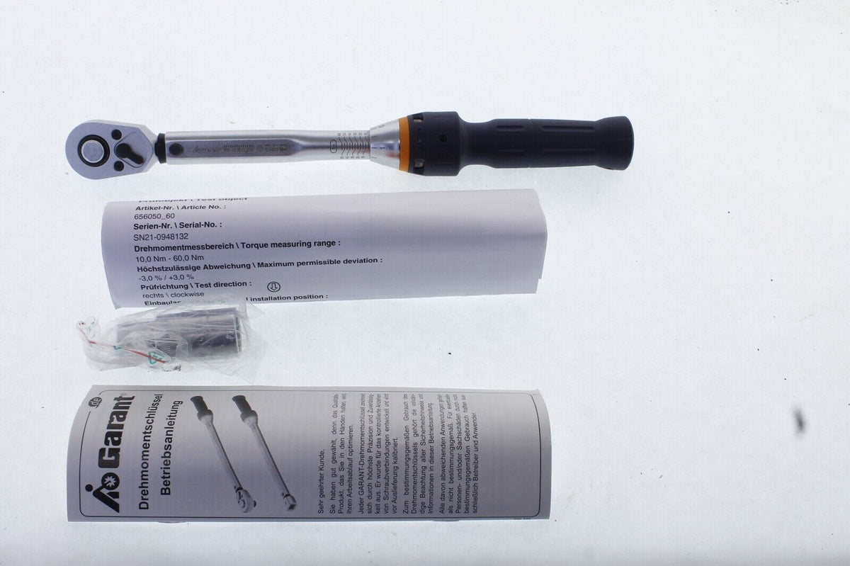 Garant Torque wrench with reversible ratchet, maximum torque: 6N·m 656 ...