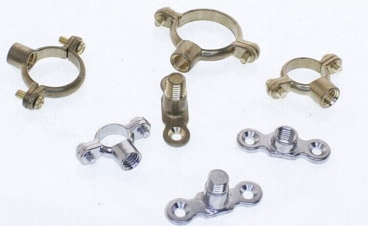 Brass or Chrome Munsen Munson Ring Baseplate - Copper Pipe Clip *Job L ...