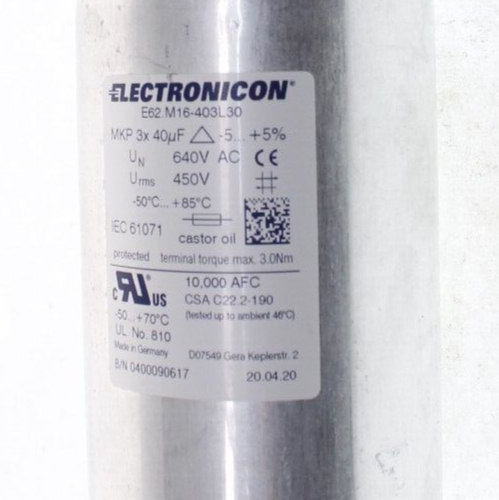 Electronicon - Capacitor - e62 m16-403l30 – binneywood