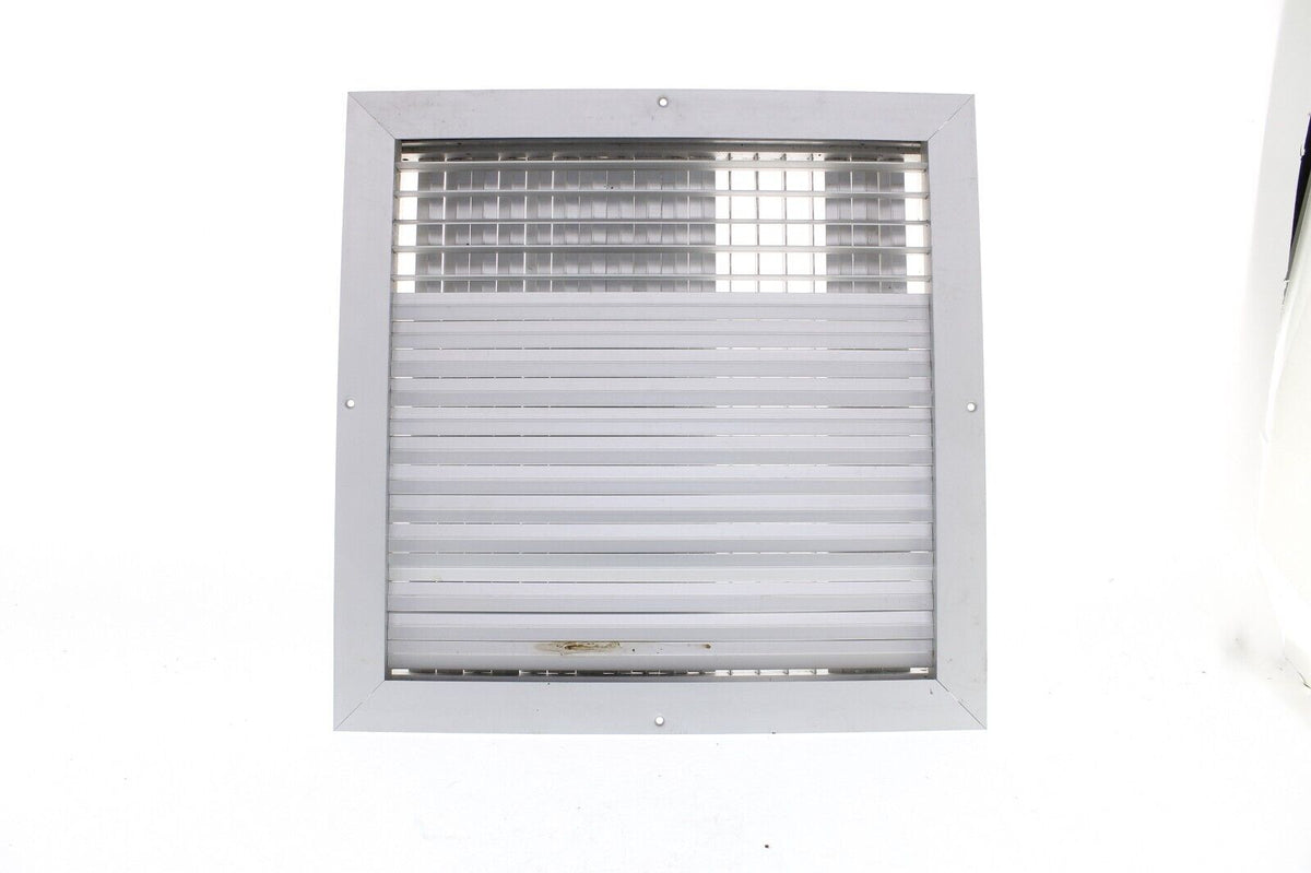 Aluminium External Weather Louvre Wall Bird Mesh Vent 400 x 400 adjust ...