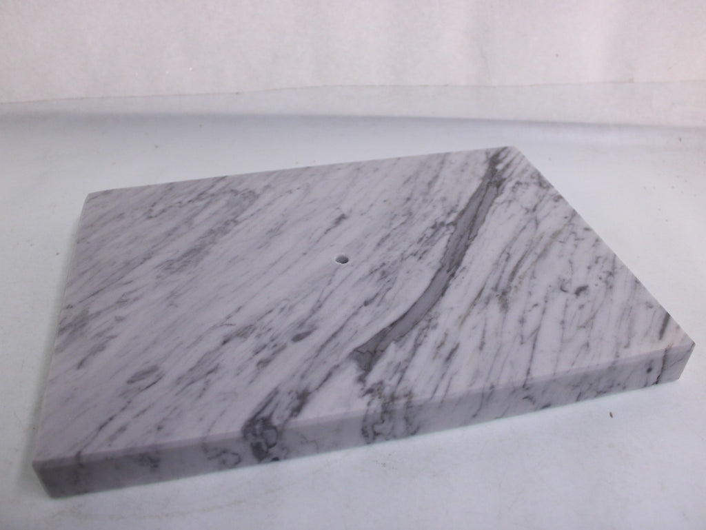 Italian Art Deco Marble Display Plinth Stand Base Slab in White 350 X ...